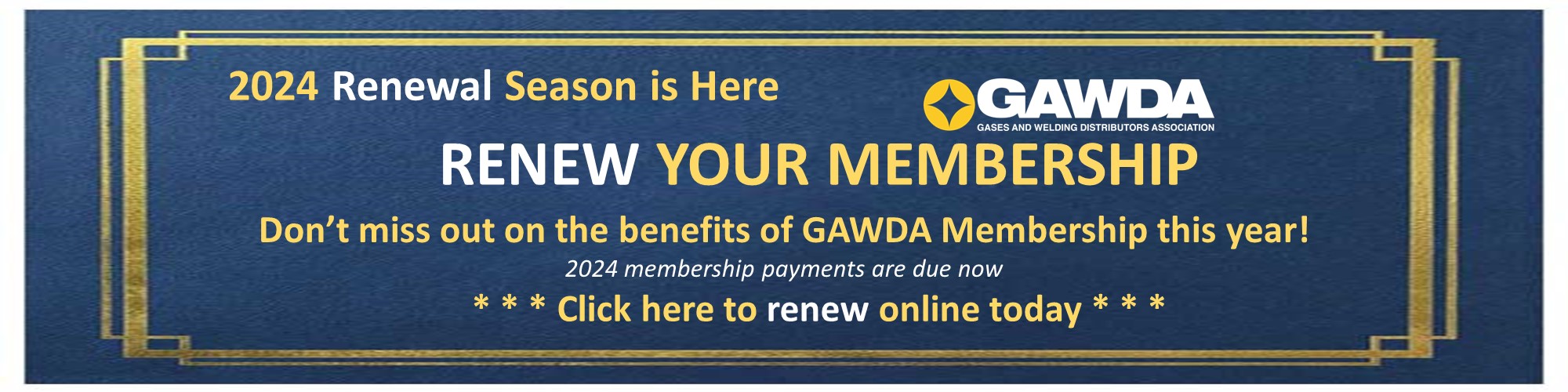 GAWDA - Gases & Welding Distributors Association