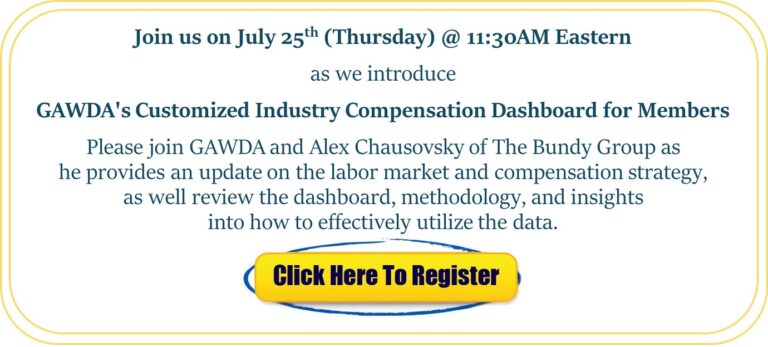 GAWDA Compensation Dashboard Webinar Rev - GAWDA