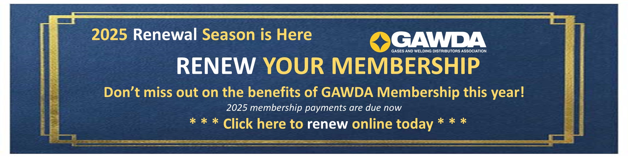 GAWDA - Gases & Welding Distributors Association